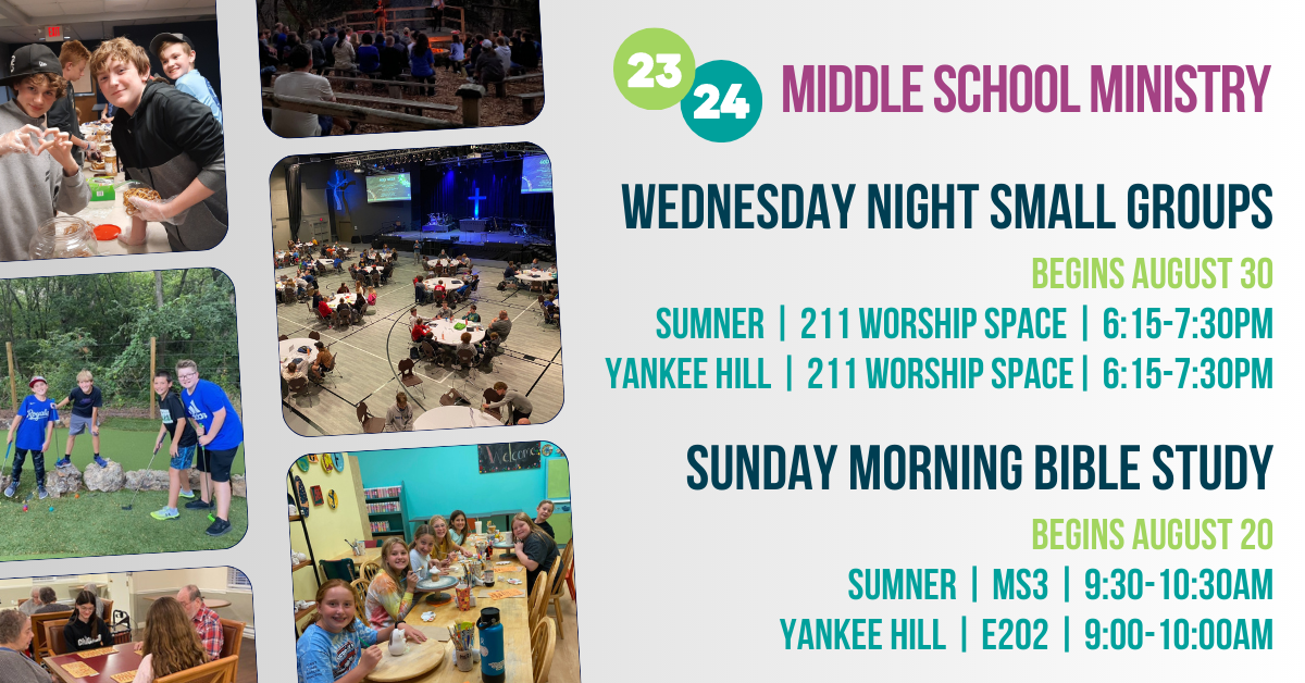 Middle School Ministries